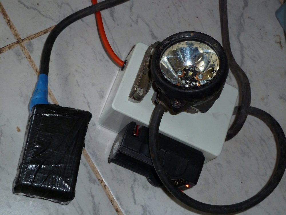 LED Caving Lamp – Adapting an “Oldham” Caplamp – Adam @ Hilltop Cottage